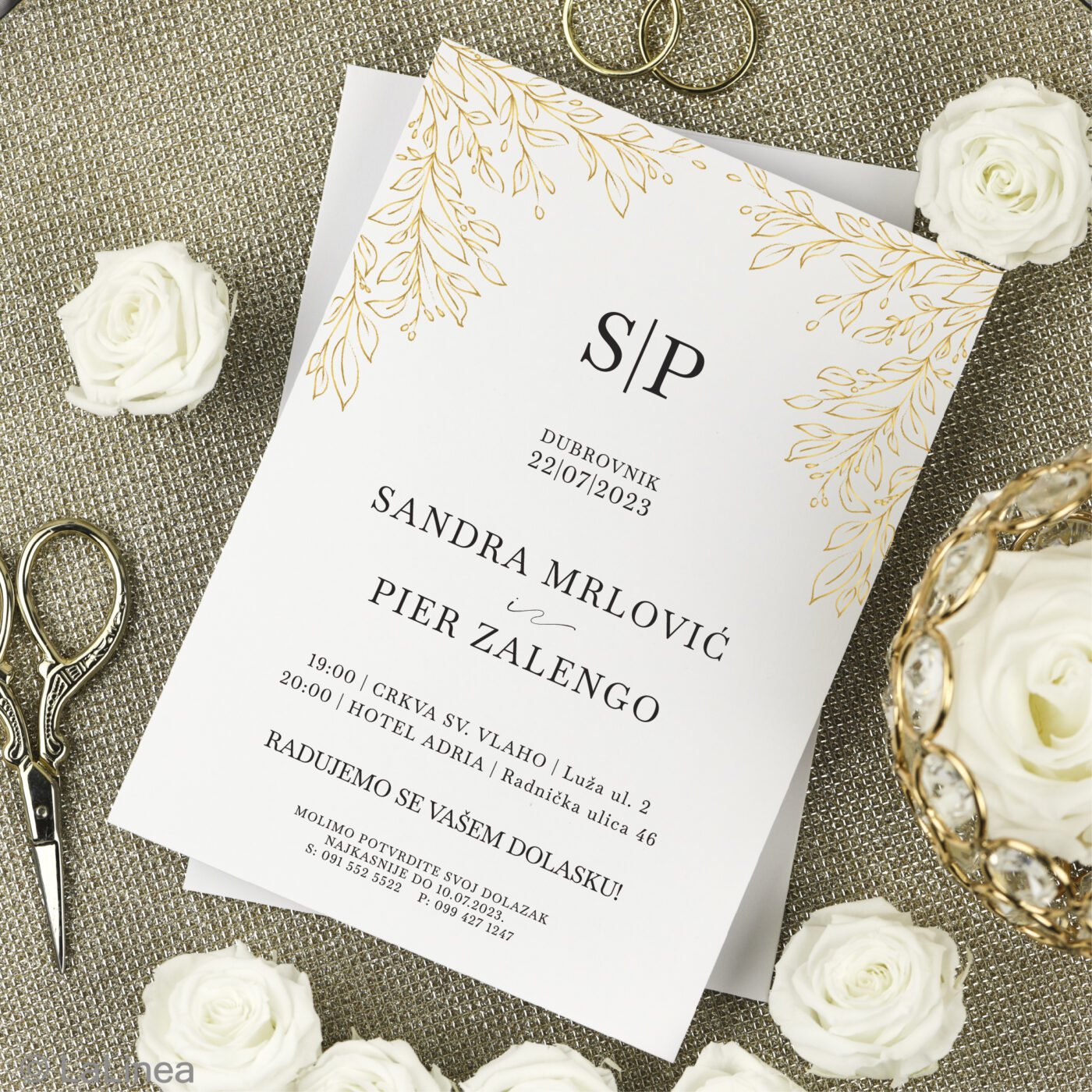 Pozivnice za vjenčanje 01f - Pozivnice La Linea