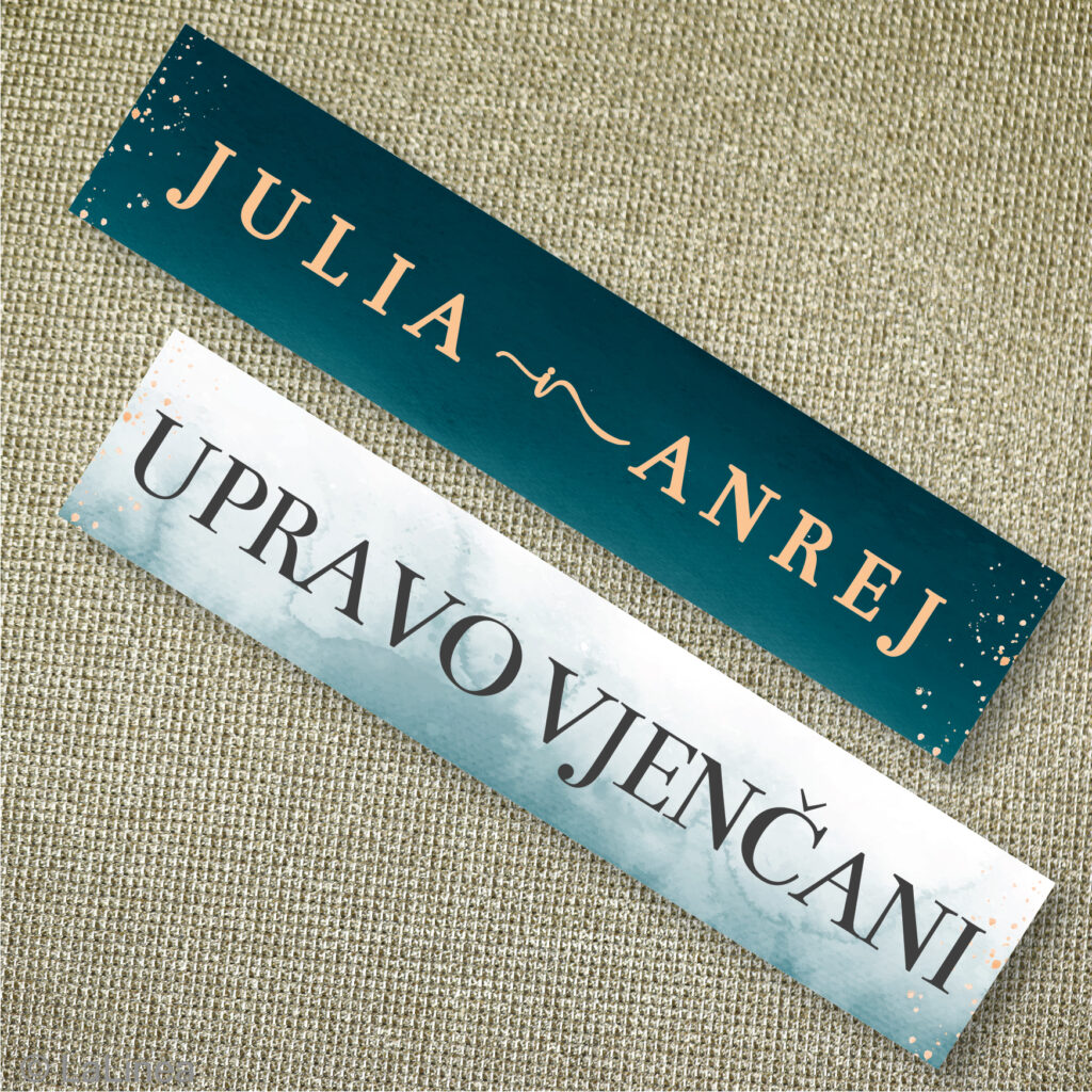 SVADBENE AUTO TABLICE - Pozivnice La Linea