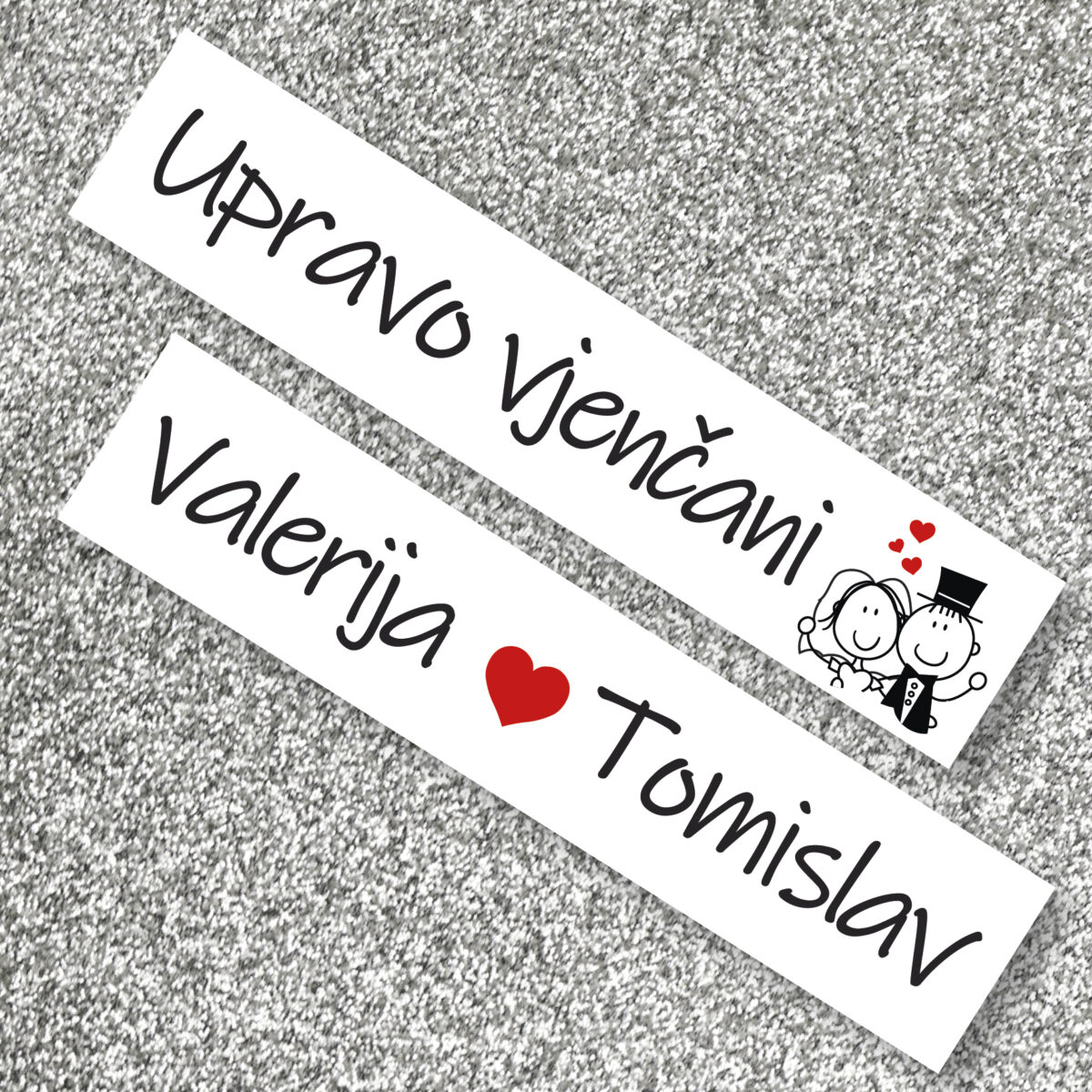 Svadbene auto tablice 70e - Pozivnice La Linea