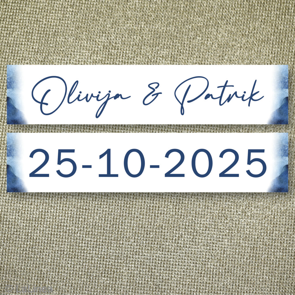 Svadbene auto tablice 59e - Pozivnice La Linea